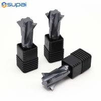 China Solid Carbide Custom End Mills 4 Flute Milling Cutter Raw Material for sale