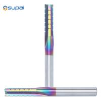 China TCT Carbide 3 Flutes Custom End Mills CNC Milling Cutters Wood Router Bits for sale