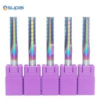 China TCT Carbide 3 Flutes Custom End Mills CNC Milling Cutters Wood Router Bits for sale