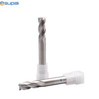 China 4 Flutes HSS End Mill Flat Router Bit M42 Carbon Steel CNC Milling Cutters for sale