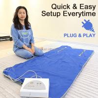 China 100-240V Waterproof Steaming Thermal Blanket for Far-infrared Sauna and Weight Loss for sale