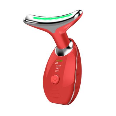 China Rated Power 2.5W LED Therapy Neck Rejuvenation V-Face Lifting Massager for Anti-Aging for sale