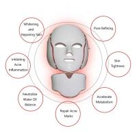 China Voltage 110V-240V 7 Color LED Face Mask Light Therapy for Skin Firming and Tightening for sale