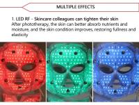China Voltage 110V-240V 7 Color LED Face Mask Light Therapy for Skin Firming and Tightening for sale