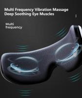 China Wireless Eye Massager with Vibration Heat and Relaxing Music Product size 210*78*33mm for sale