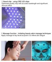 China NO Waterproof 7 Color LED Face Mask for Whitening and Acne Treatment Anti-Puffiness for sale