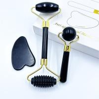 China Waterproof Face Lift Gua Sha Face Roller for Facial Beauty and Slimming Massager for sale