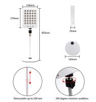China 176*132*35mm Red Light Therapy Device for Face Skin Rejuvenation 24W 30 Lamp Beads LED for sale