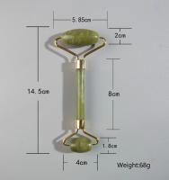China Waterproof Pochette and Natural Jade Roller Set Customizable for Home Beauty Care for sale