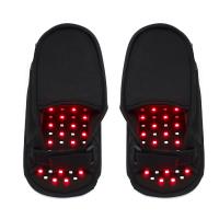 China 75% Neoprene and 25% Velvet Red Light Therapy Slippers 132 Lamp Beads 660nm 850nm for sale