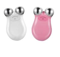 China ABS Stainless Steel Neck and Face Beauty Device with Colorful LED Photon Therapy for sale