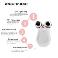 China ABS Stainless Steel Neck and Face Beauty Device with Colorful LED Photon Therapy for sale