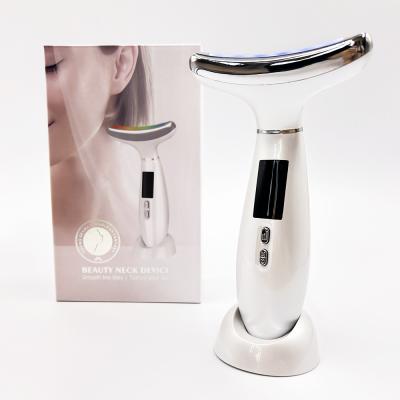 China RF EMS LED Photon Skin Tightening Neck Face Beauty Device Rated Power 2.5W Anti-Aging for sale
