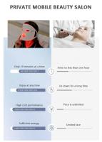 China Portable Beauty Equipment LED Light Therapy Face Mask for Whitening and Acne Treatment for sale