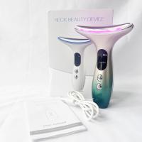 China ABS Stainless Steel Face and Neck Lift Massager LED Photon Therapy Skin Tightening Machine for sale