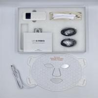 China 4 Color Light Silicone LED Light Face Therapy Mask for Acne Treatment Energy 46mv/cm2 for sale