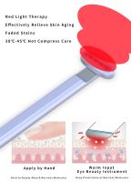 China Personal Health Care 155*18.3*23.4 mm Rotation Microcurrent Ems Eye Massager Pen Wand for sale