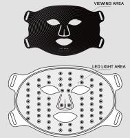 China 2024 Za Plugs Type Comfort Silicone High Energy Infrared Light 850nm Led Facial Masks for sale
