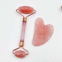 China Jade Roller Gua Sha Set for Eyes Natural Xiuyan Skin Facial Care Jade Ball Roller for sale