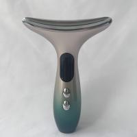 China Multi-Function Beauty Eqiupment Neck Face Massage EMS Heated Vibration Beauty Device for sale