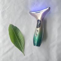 China Multi-Function Beauty Eqiupment Neck Face Massage EMS Heated Vibration Beauty Device for sale