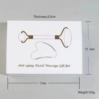 China 100% Natural Jade Stone Jade Roller for Argento Facial Microneedling and Guasha for sale