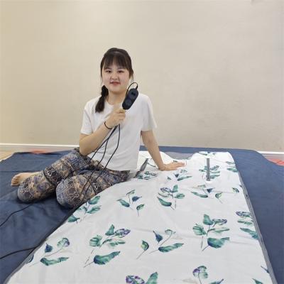 China Customizable Plugs Type 5kg Weight Loss and Detox Professional Infra Red Sauna Blanket for sale