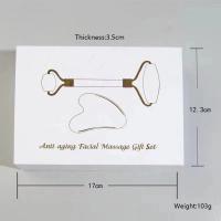China Beauty Products Jade Roller Logo Private Label Anti Aging Therapy Green Jade Eye Roller for sale