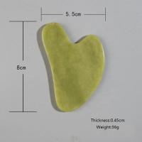 China Beauty Products Jade Roller Logo Private Label Anti Aging Therapy Green Jade Eye Roller for sale