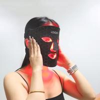 China It Led Facial Masks Comfort Silicone High Energy Led Smart Facial Skincare and Mask Therapy Light Red for sale