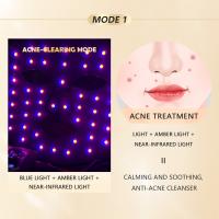 China Facial Led Light Therapy Device Compact Skin Led Therapy Light with 1060 nm Led Mask for sale