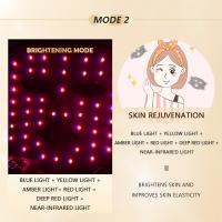 China Facial Led Light Therapy Device Compact Skin Led Therapy Light with 1060 nm Led Mask for sale