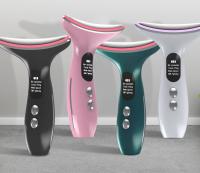 China Neck and Face Lifting Treatment Waterproof Skin Tightening Vibration Massager 4 Modes for sale