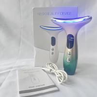 China Neck and Face Lifting Treatment Waterproof Skin Tightening Vibration Massager 4 Modes for sale