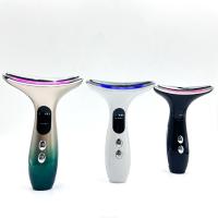 China Neck and Face Lifting Treatment Waterproof Skin Tightening Vibration Massager 4 Modes for sale