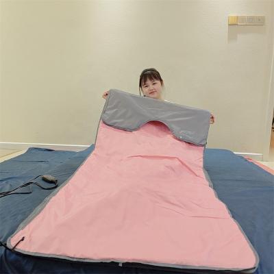 China 3 Zones Weight Loss Upgrade Infrared Sauna Blanket for Home Body Heating Customized for sale