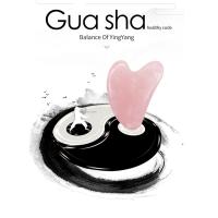 China Customized Pink Gua Sha Stone Board for Face Lift and Anti-aging Massage at Affordable for sale
