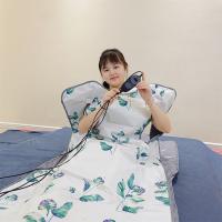 China Home Detox Far Infrared Heating Sauna Blanket with Red Light Therapy and Pore Cleansing for sale