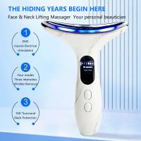 China Electric Neck Massage Device with Anti-Aging Function 3 in 1 Facial and Eye Massager for sale
