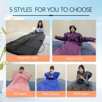 China Waterproof Thermal PU Leather Infrared Sauna Blanket for Weight Loss Detox Customized for sale
