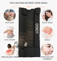 China Waterproof Thermal PU Leather Infrared Sauna Blanket for Weight Loss Detox Customized for sale