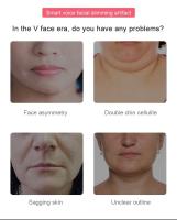 China Anti-aging Led Therapy 4 Gears V Shape Face Lift Machine with Waterproof and 180° Folding Design for sale