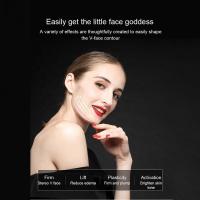 China 4 Gears Mode Rechargeable V Shape Lifting Face Massager Tool for Women Folding Design for sale
