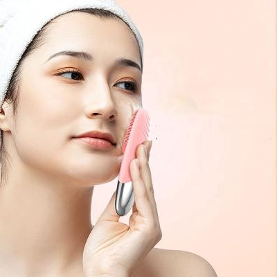 China Waterproof 5V/1A Rechargeable Electric Facial Cleansing Brush Private Label Spin Cleanser for sale