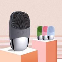 China USB Charging IPX7 Waterproof Silicone Electric Facial Cleansing Brush for Face Target Area for sale