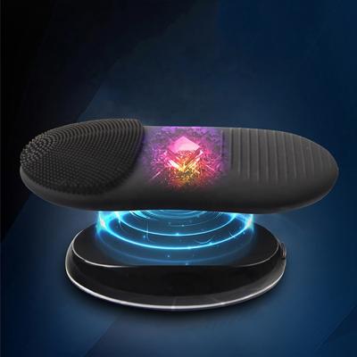 China Wireless Charging Silicone Brush for Face Cleansing Double-sided Comfort Skin Care for sale