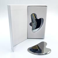 China Custom Logo Stainless Steel Gua Sha Facial Massager for Neck and Face Target Area Eye for sale
