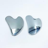 China Stainless Steel Gua Sha Tool Custom Logo Facial Beauty Massager for Face and Neck for sale