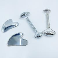 China Stainless Steel Body Gua Sha Facial Massager for Neck and Face Custom Logo Beauty for sale