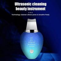 China Facial Pore Cleaner Skin Rejuvenation Vibration Massage Ultrasonic Ion Skin Scrubber for sale